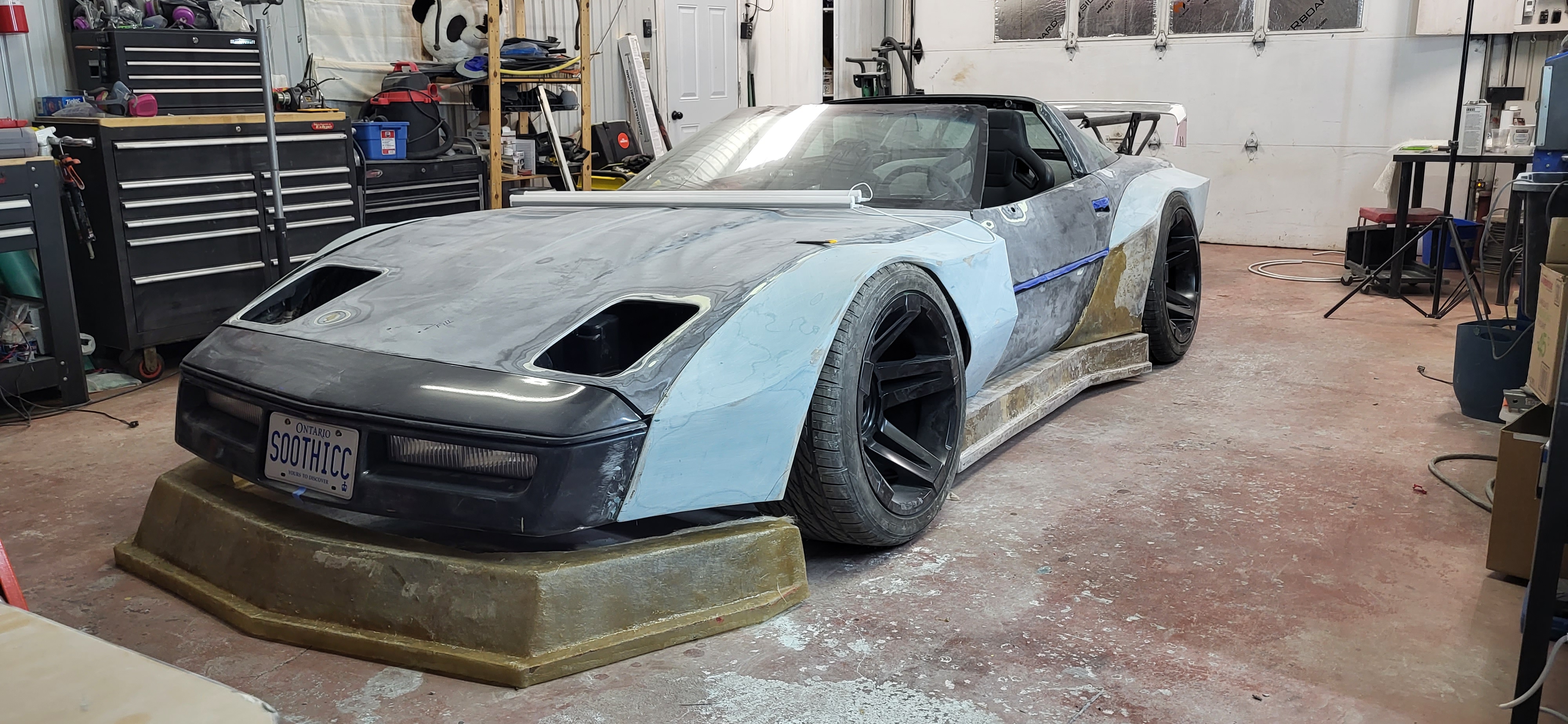 Stanced C4 Corvette